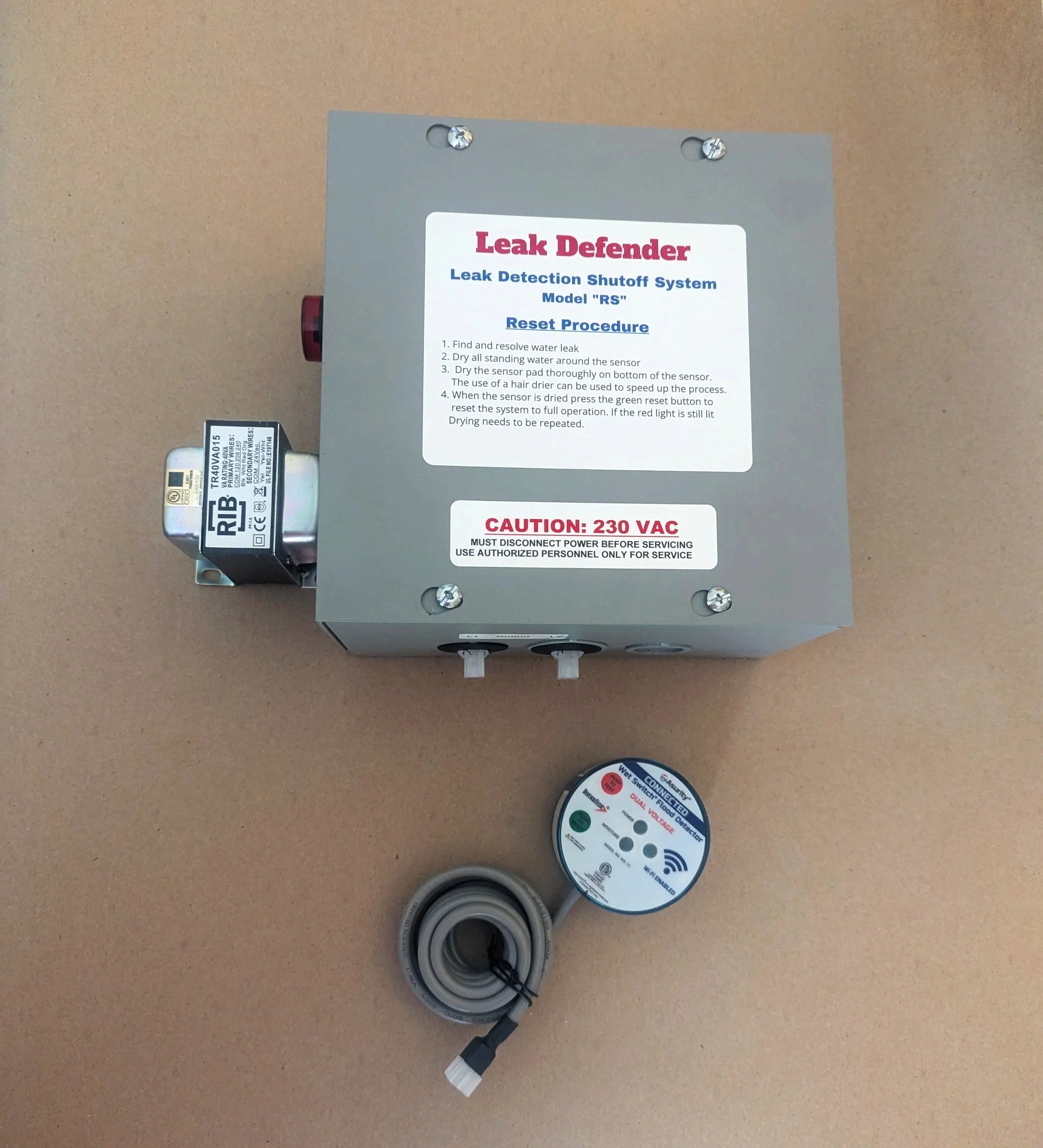 WIFI Leak Defender RS Water Detection and Shut-Off System — Tec Innovators