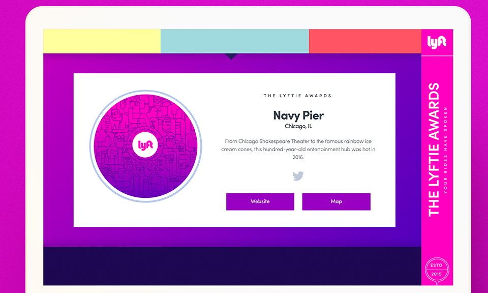 Lyft Branding Phase 3 (2016-2017) — Calcium75