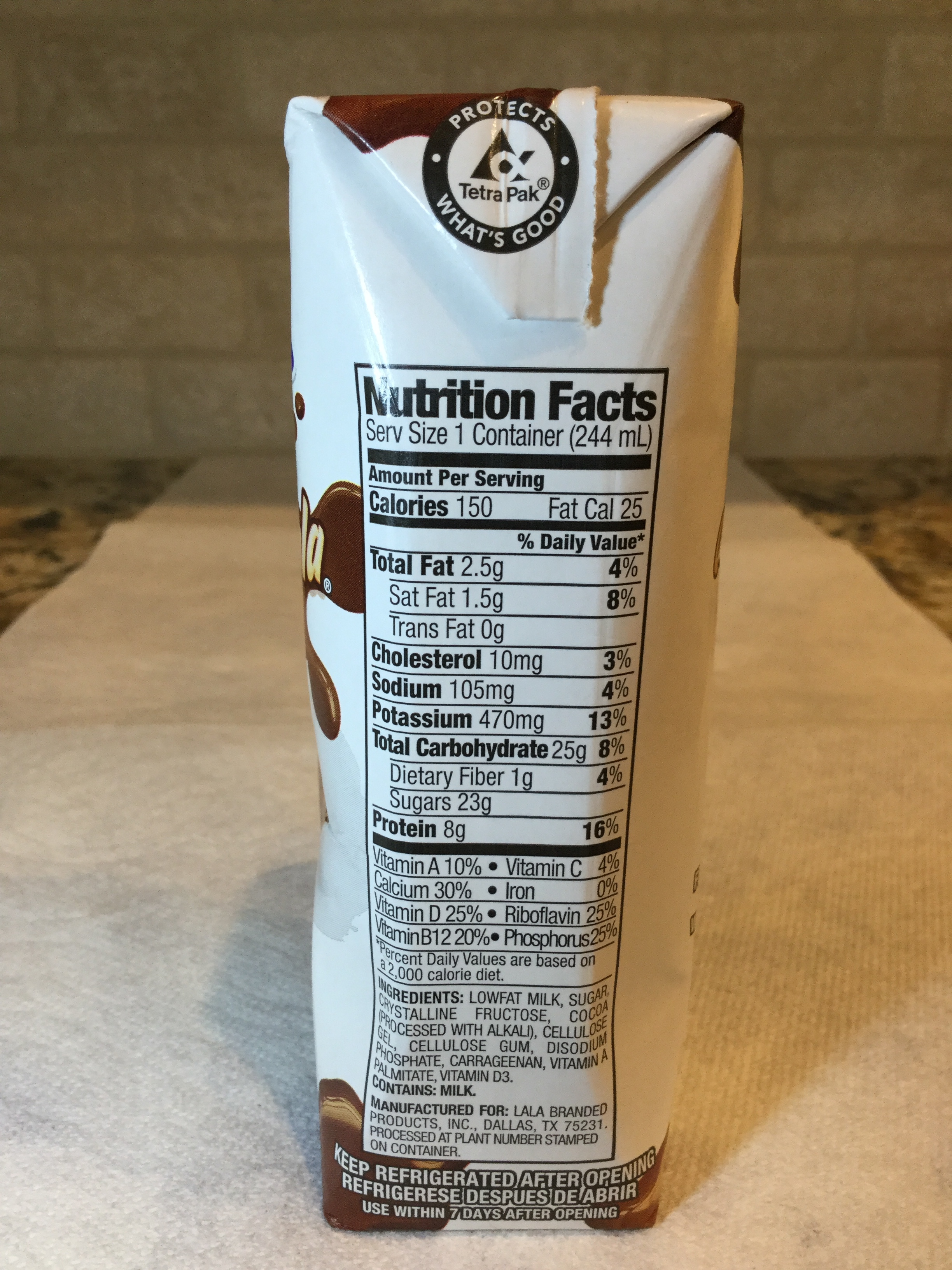 Lala Chocolala Chocolate Low Fat Milk — Chocolate Milk Reviews