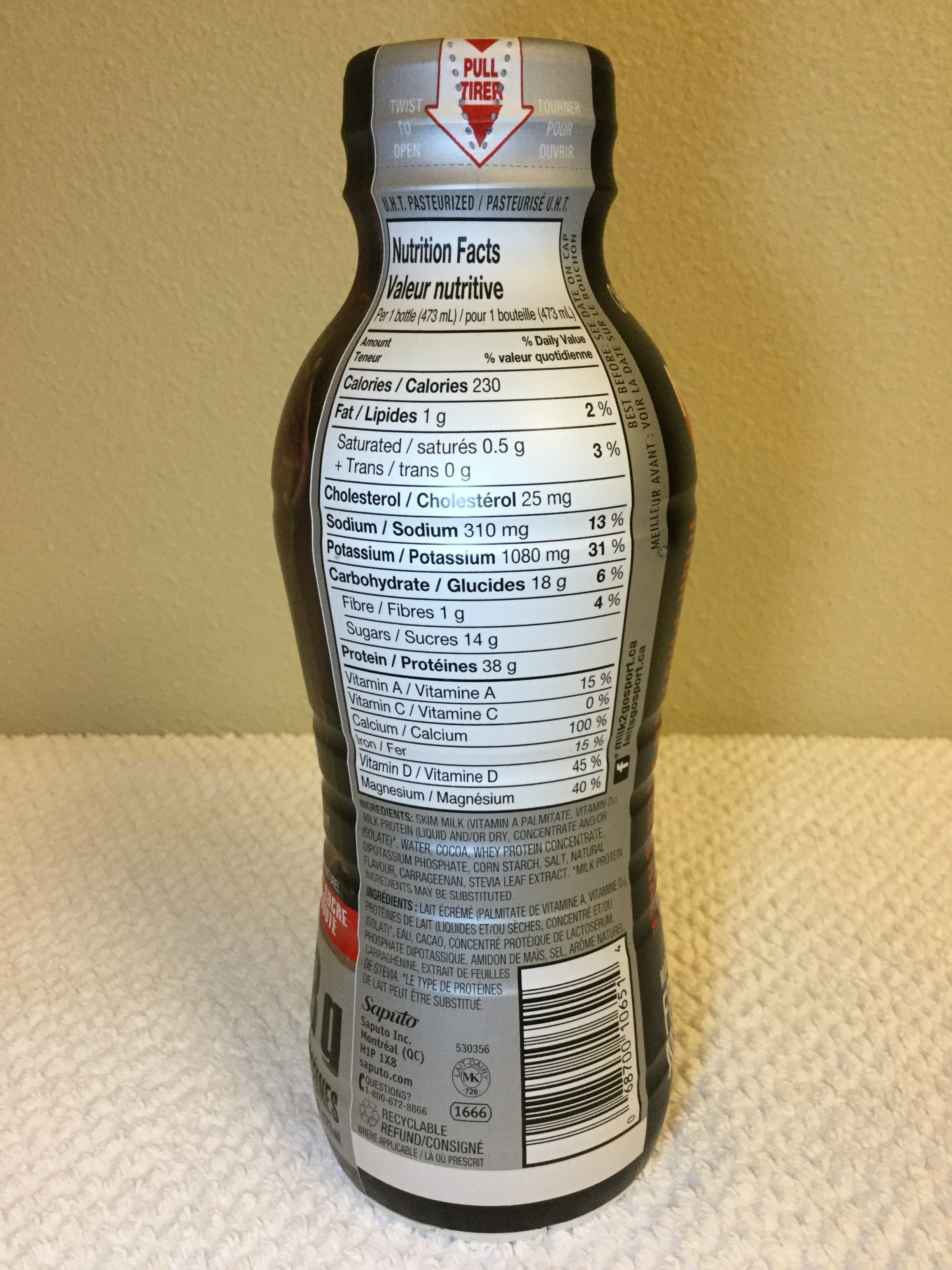 Milk 2 Go Sport Pro Chocolate — Chocolate Milk Reviews