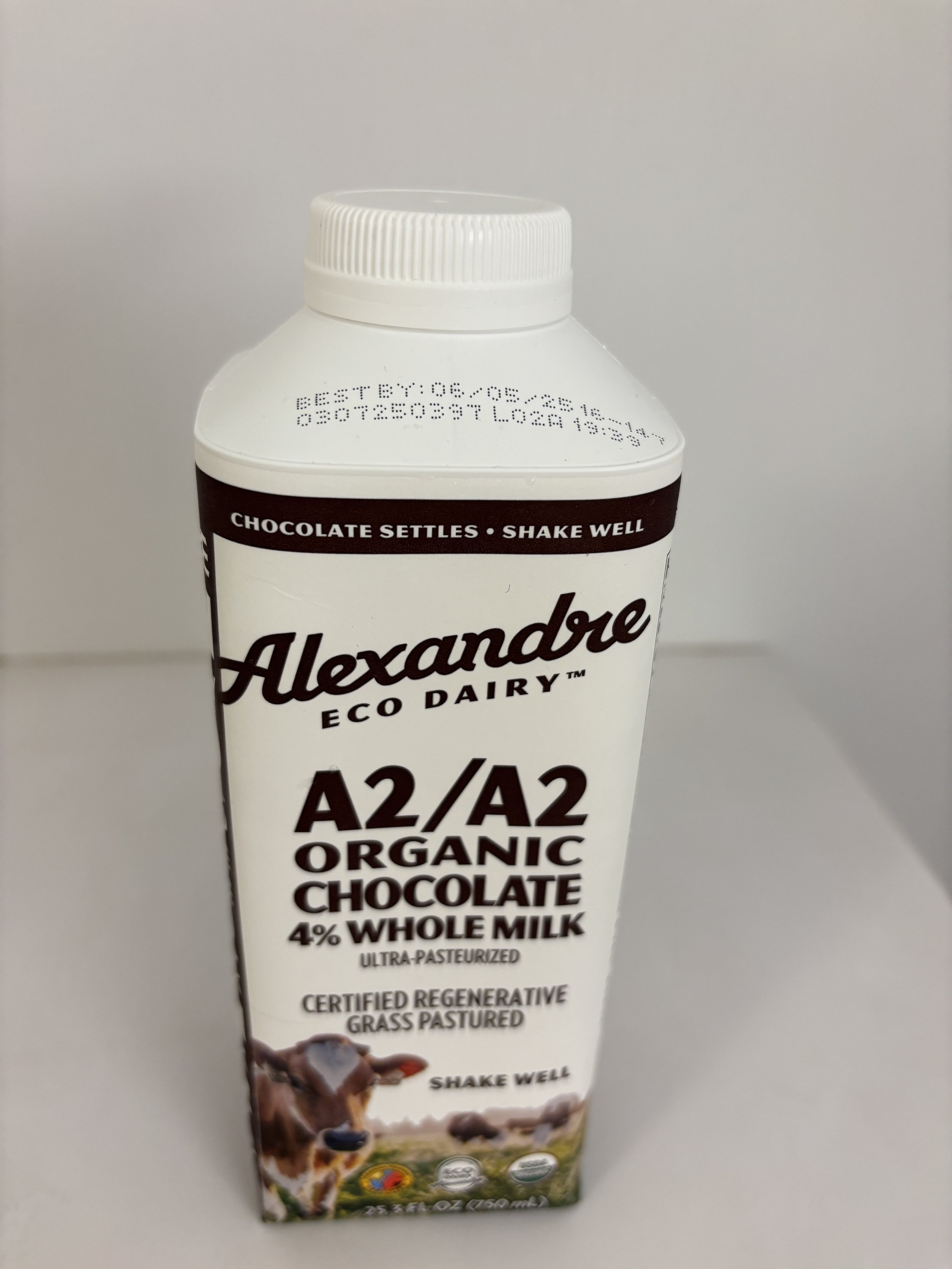 Alexandre Eco Dairy A2/A2 Organic Chocolate Milk — Chocolate Milk Reviews