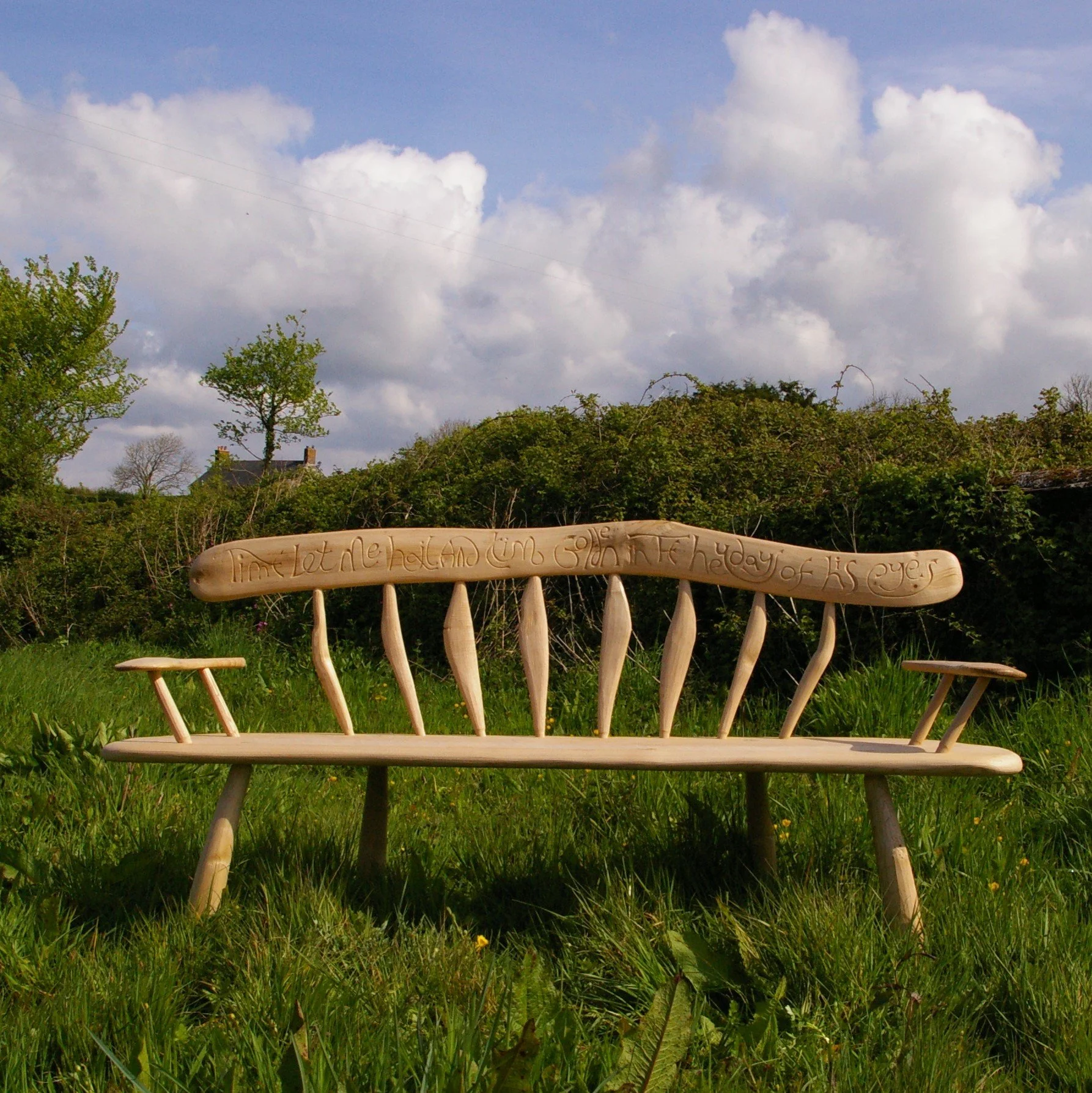 Fern Hill Bench Commission — Peter Lanyon Furniture