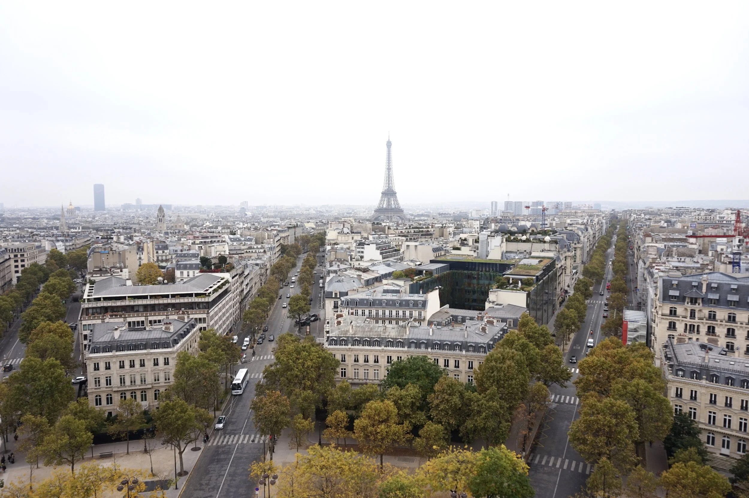 Arc De Triomphe View From Top