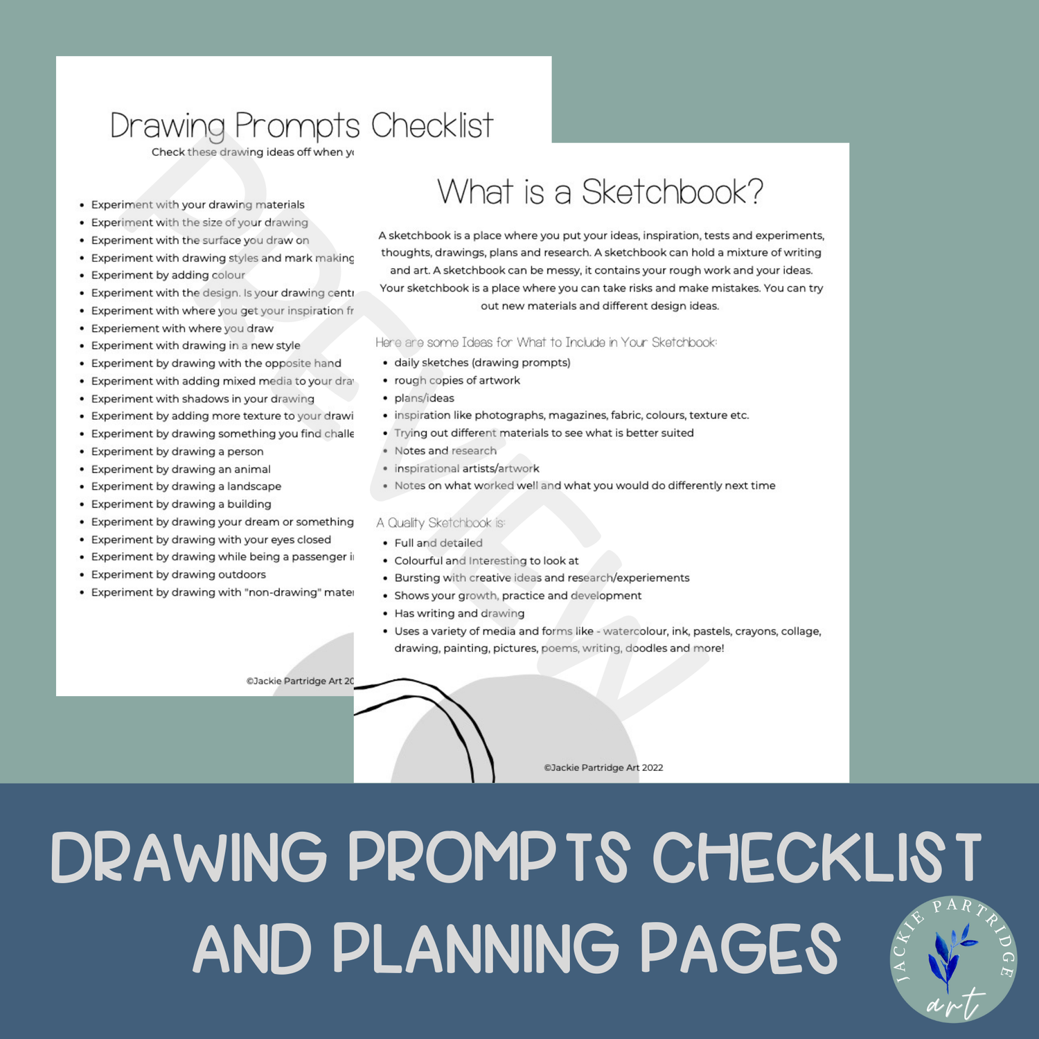 Drawing Prompts for High School — Jackie Partridge