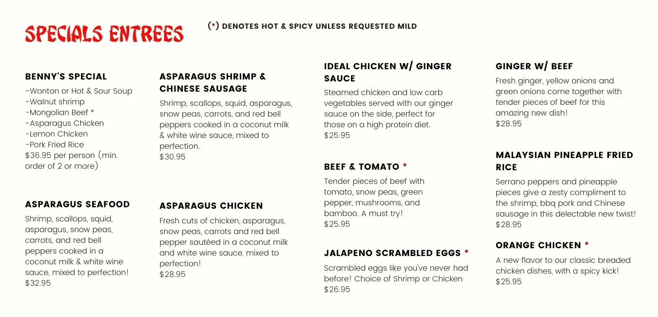Menu — Pagoda