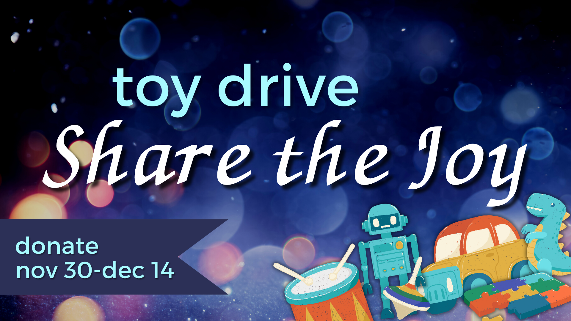 Toy Drive — Plymouth Church