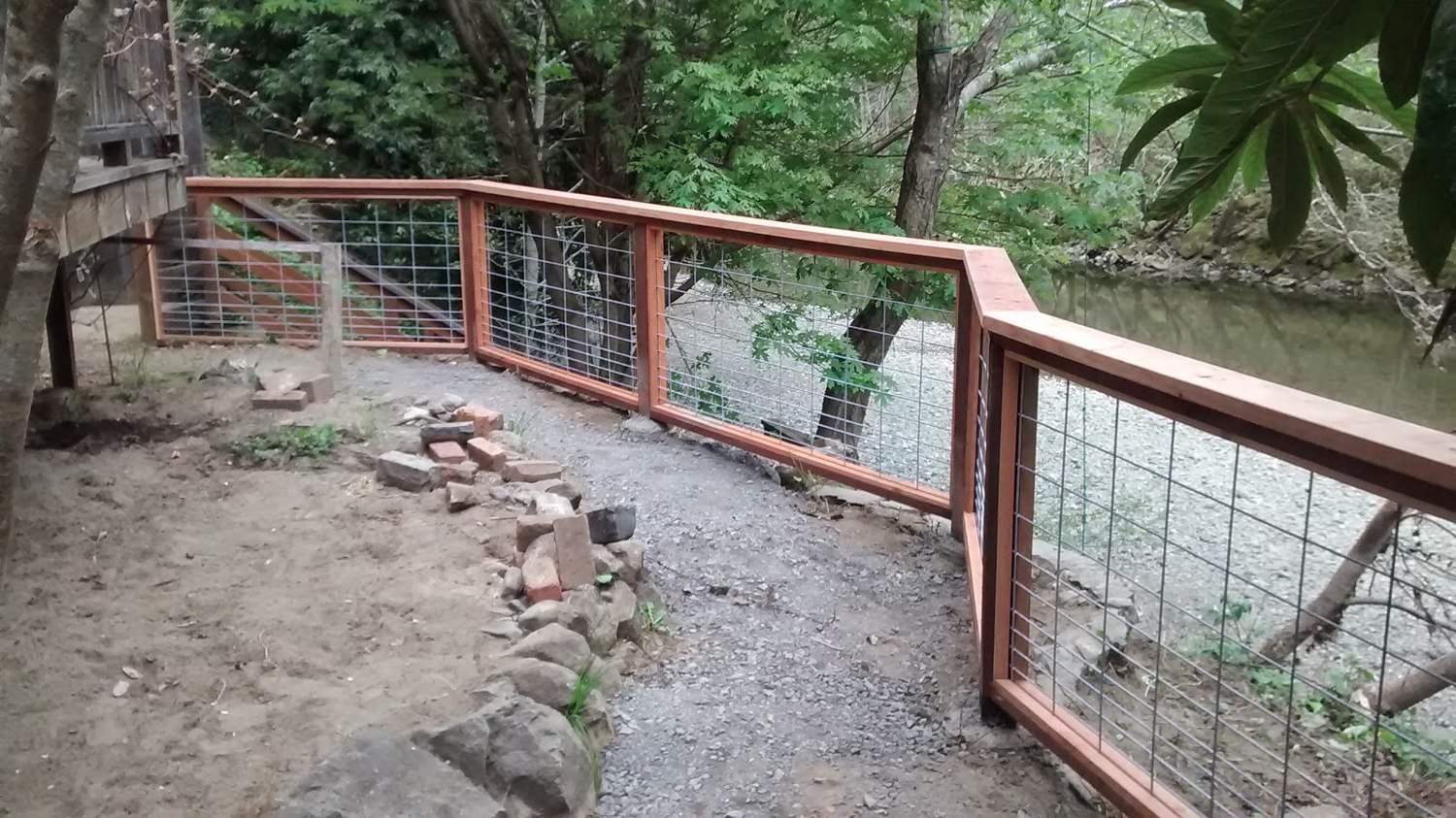 Redwood Utility Panel Fence — Lush Planet Building and Electric gallery