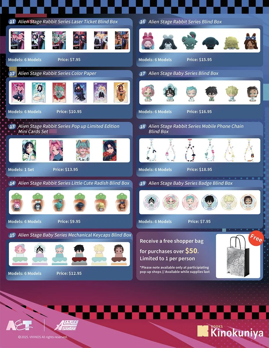 Alien Stage Pop-Up Shop — Kinokuniya USA