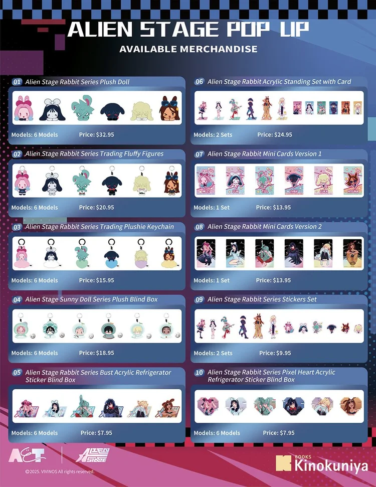 Alien Stage Pop-Up Shop — Kinokuniya USA