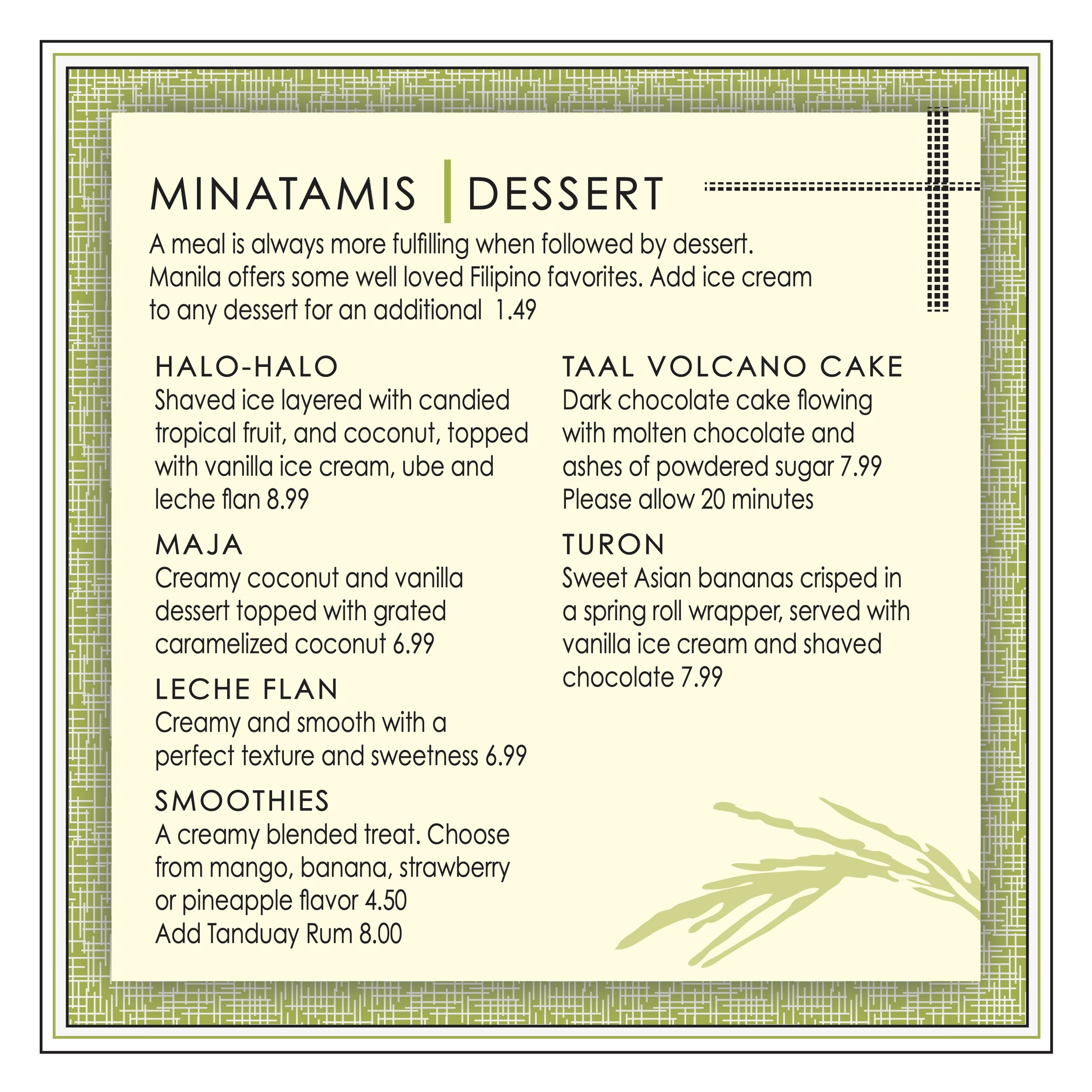 Menu — Manila Resto