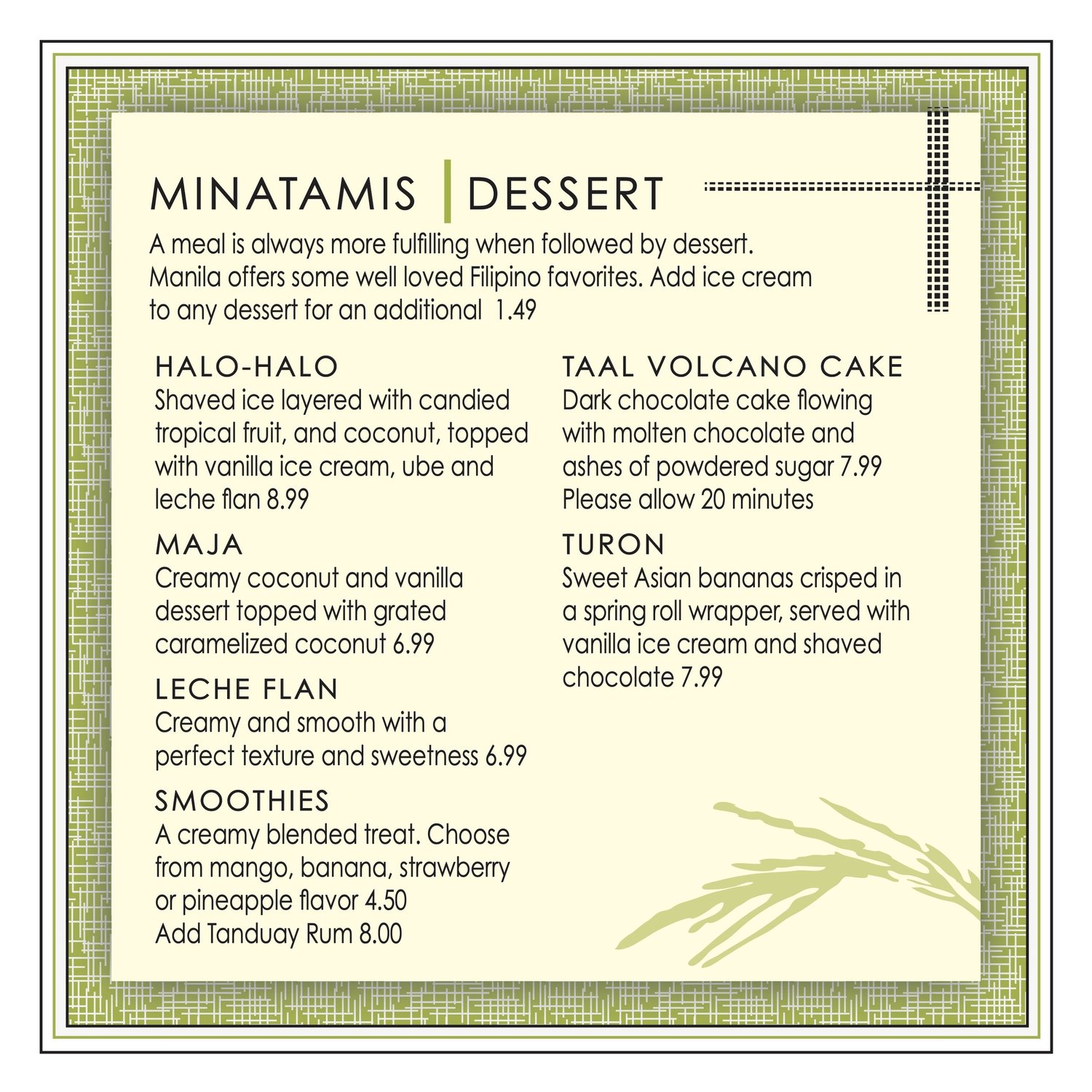 Menu — Manila Resto