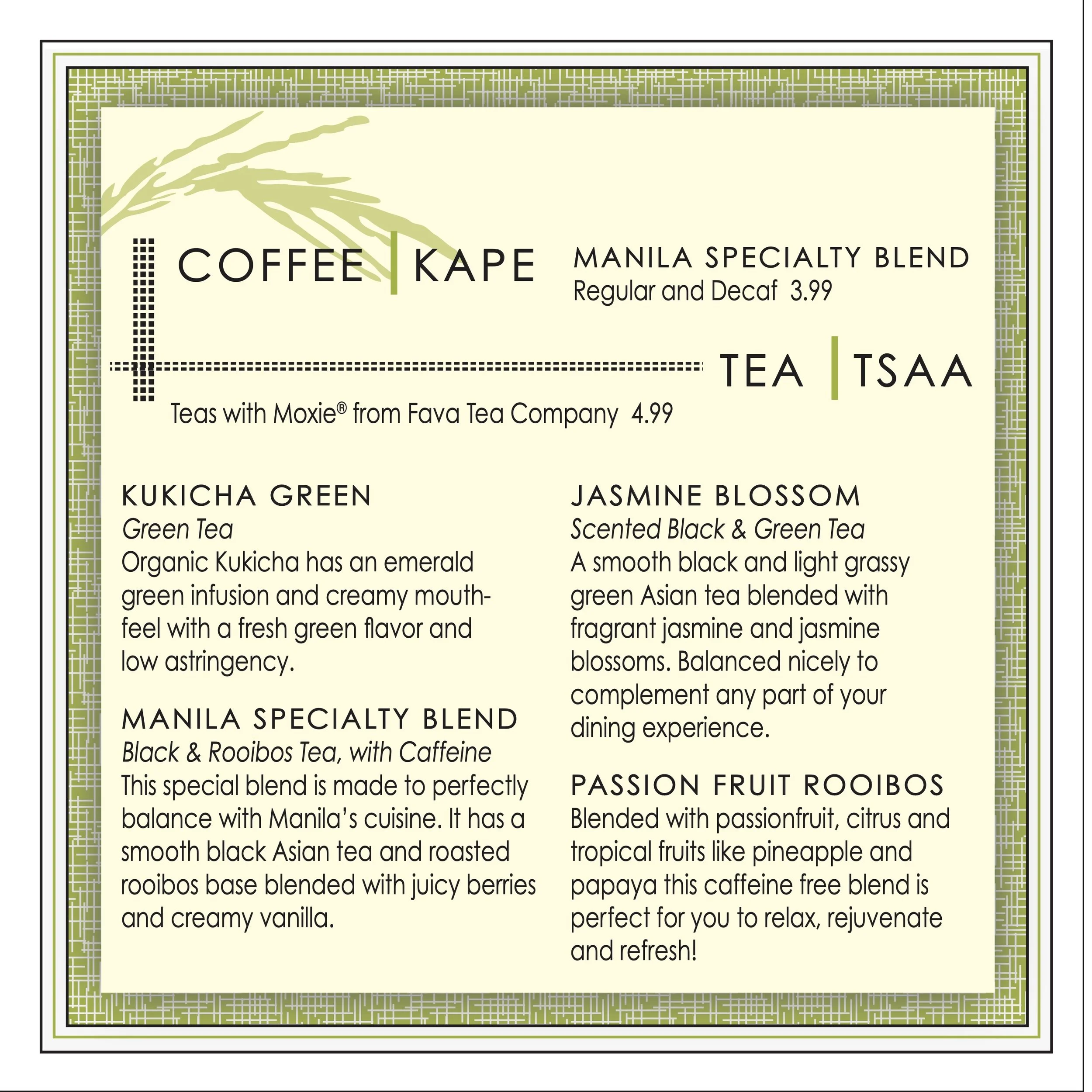 Menu — Manila Resto