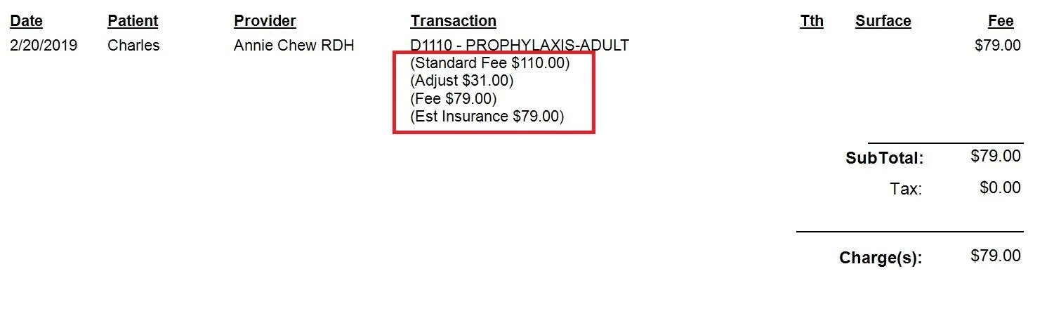 Andre's Eaglesoft Field Blog - Fee Schedule Setup and Use in Eaglesoft ...