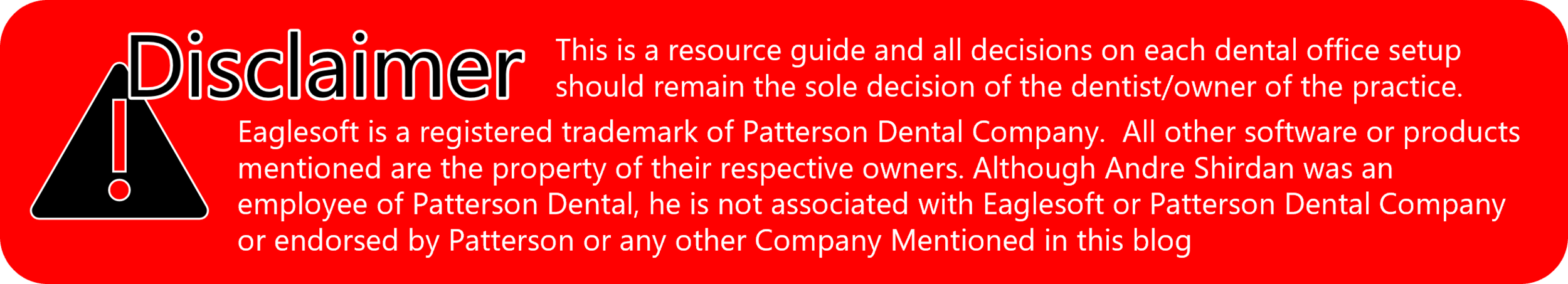 Andre's Eaglesoft Field Blog - Andre's Supernumerary Tooth Charting and ...