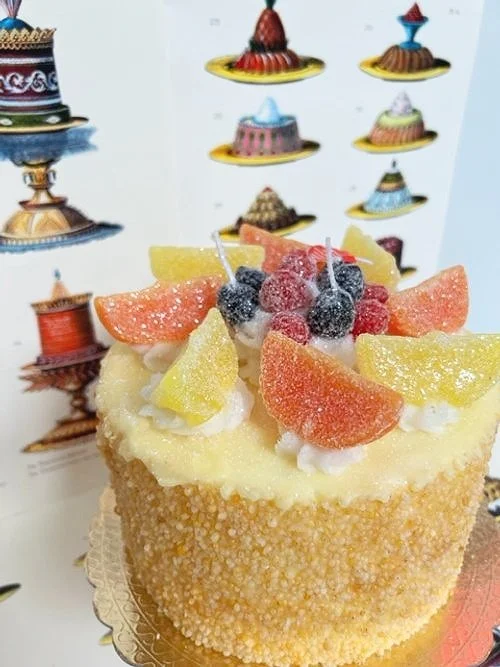 Cereria Introna Large Torta Alla Crema e Canditi Wax Candle — ESPLORA