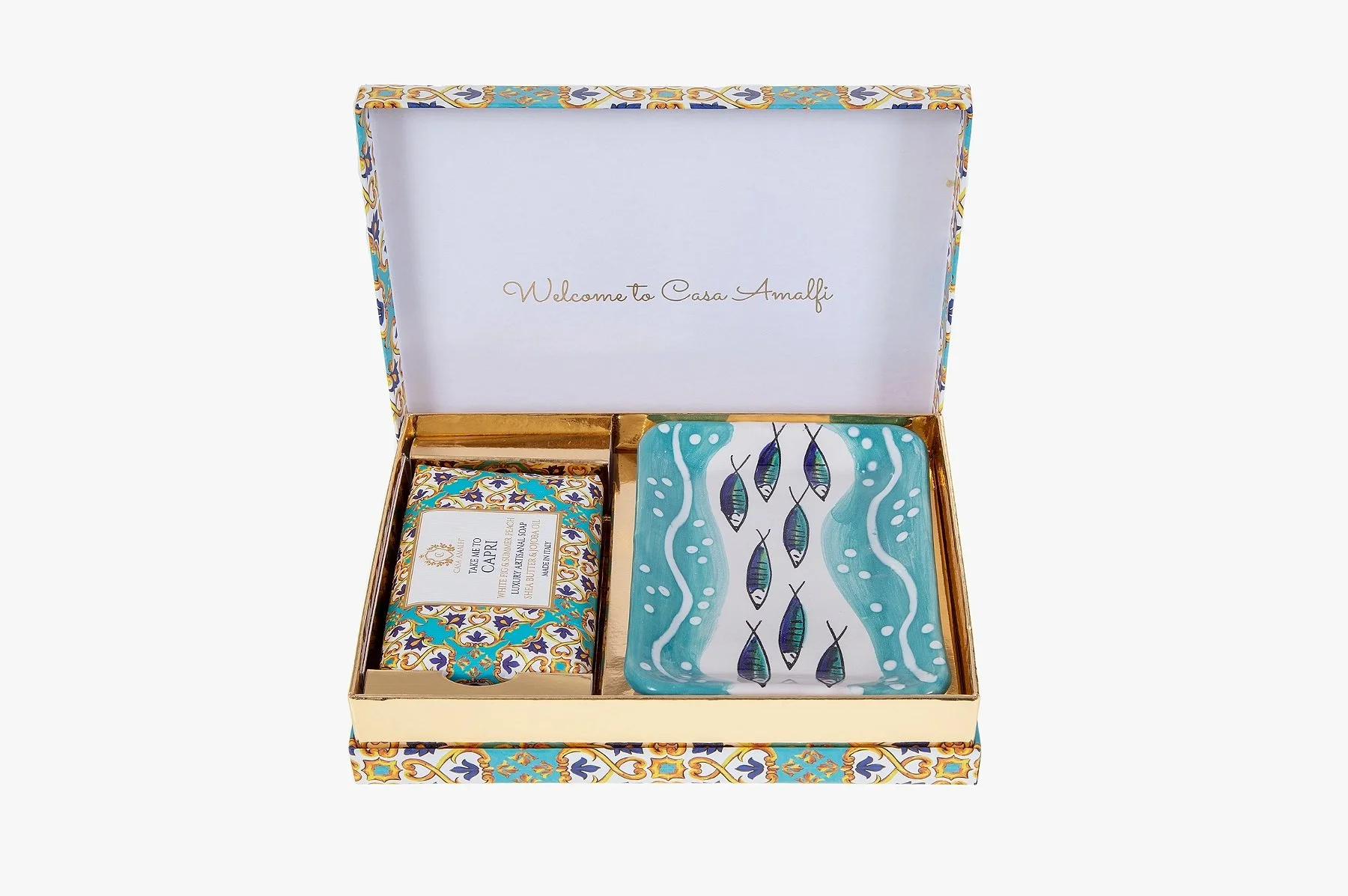 Casa Amalfi Blue Grotto Gold Single Gift Box — ESPLORA