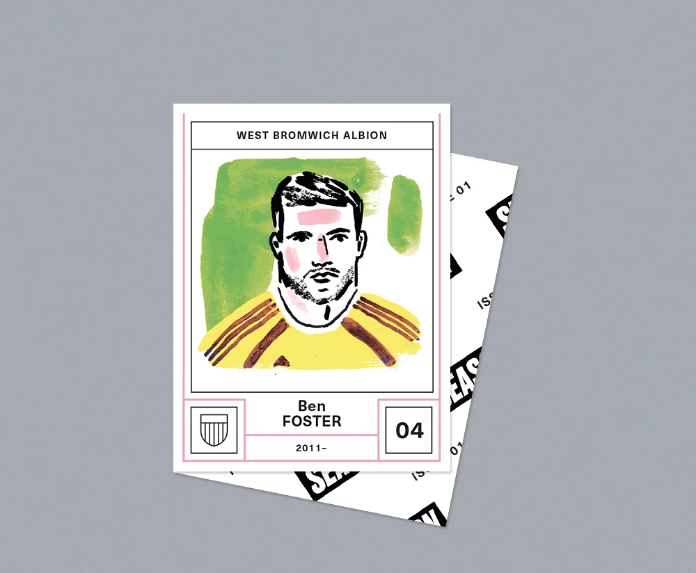 Ben Foster Sticker — SEASON zine: Fashion + Football