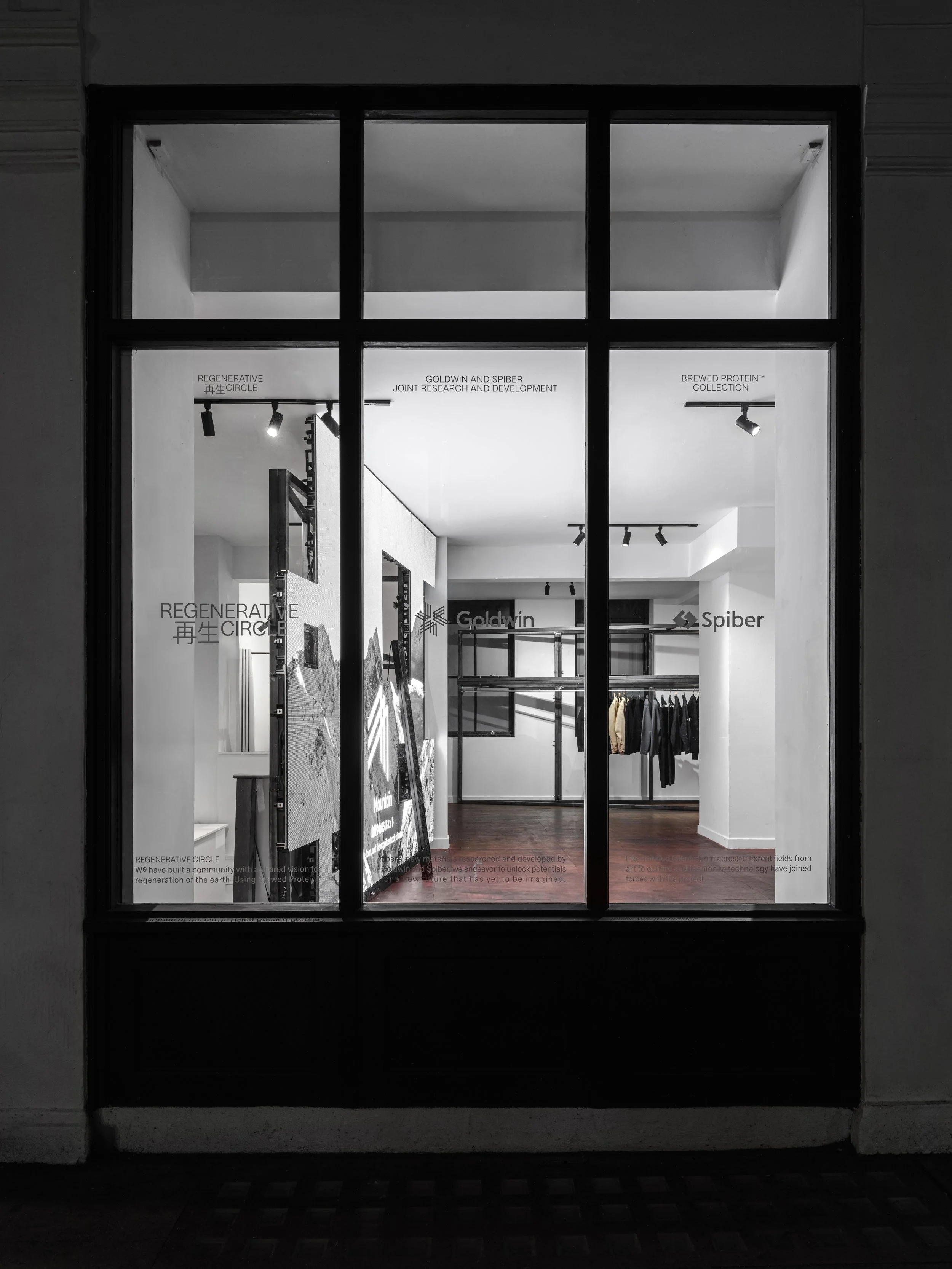 Goldwin X Spiber London Soho Pop-up Store | Retail Photography