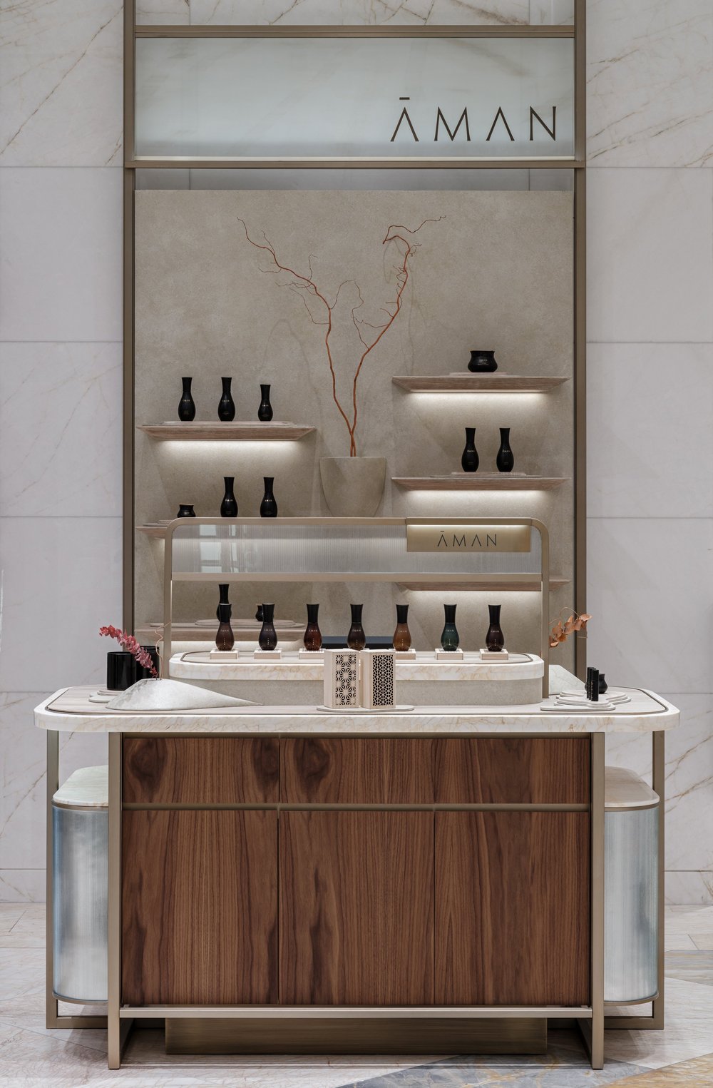 Aman Essentials Harrod's London | Retail Photography