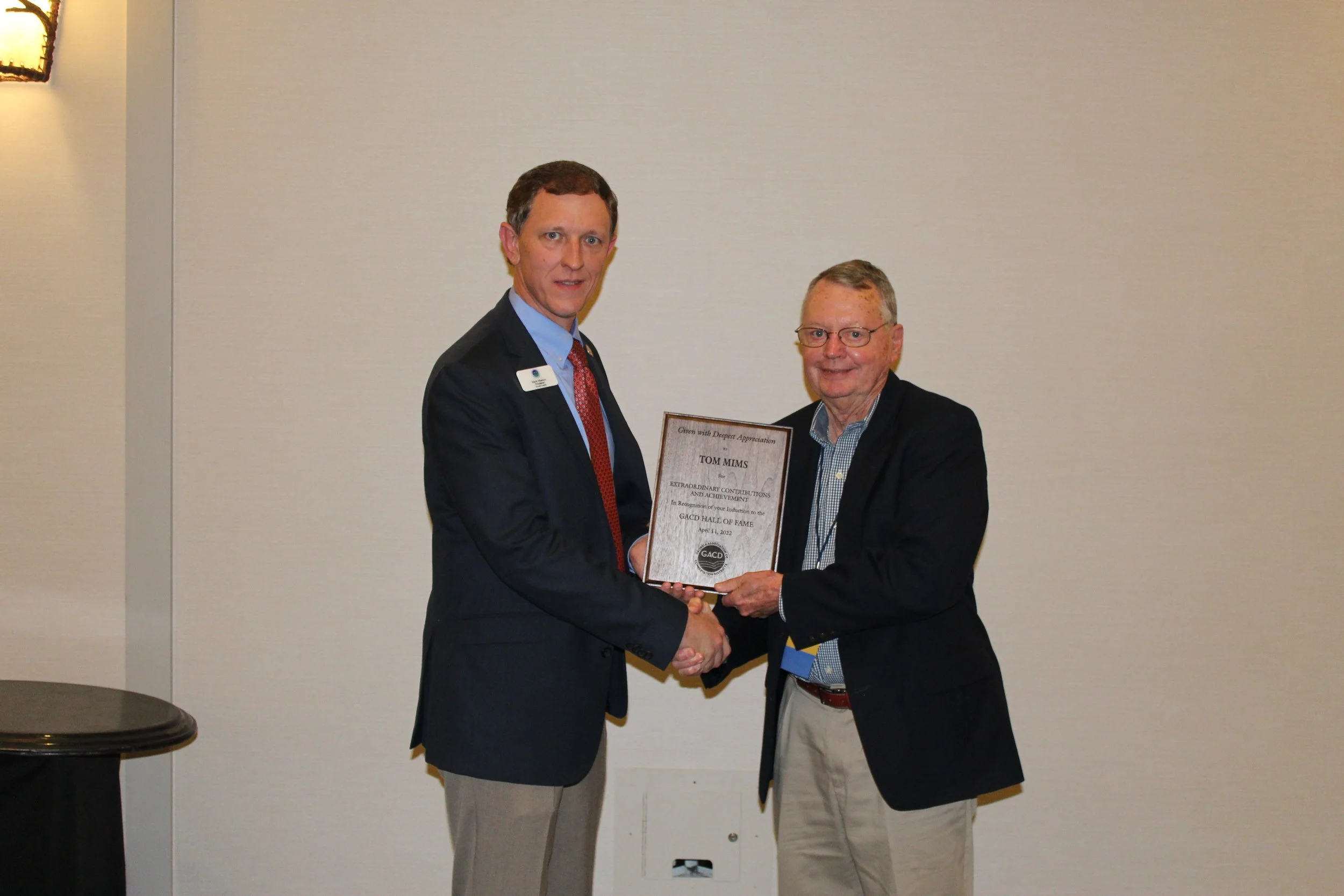 Tom Mims Inducted into GACD Hall of Fame — Georgia Association of ...