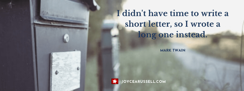 Why Letter Writing Continues To Be Important — Joyce A Russell | Living ...