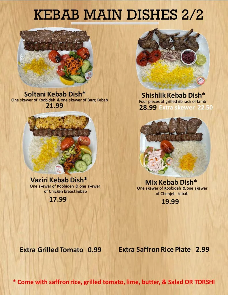 Menu — Lotus Cafe & Gallery