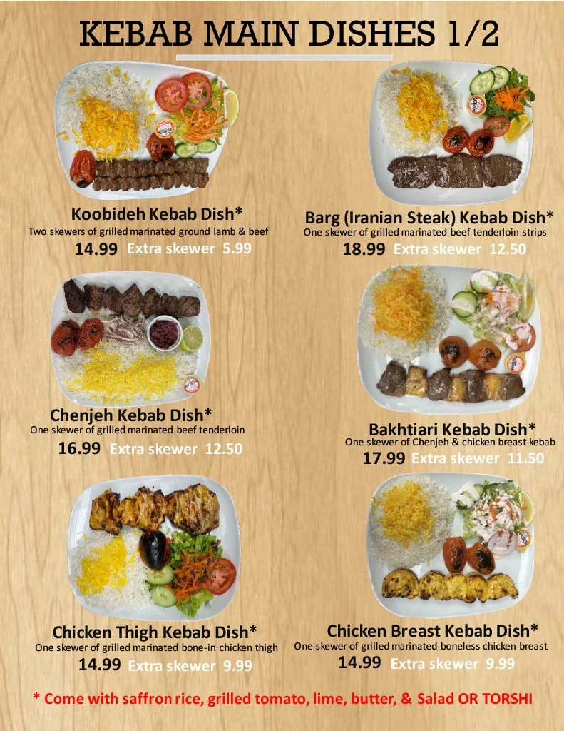 Menu — Lotus Cafe & Gallery