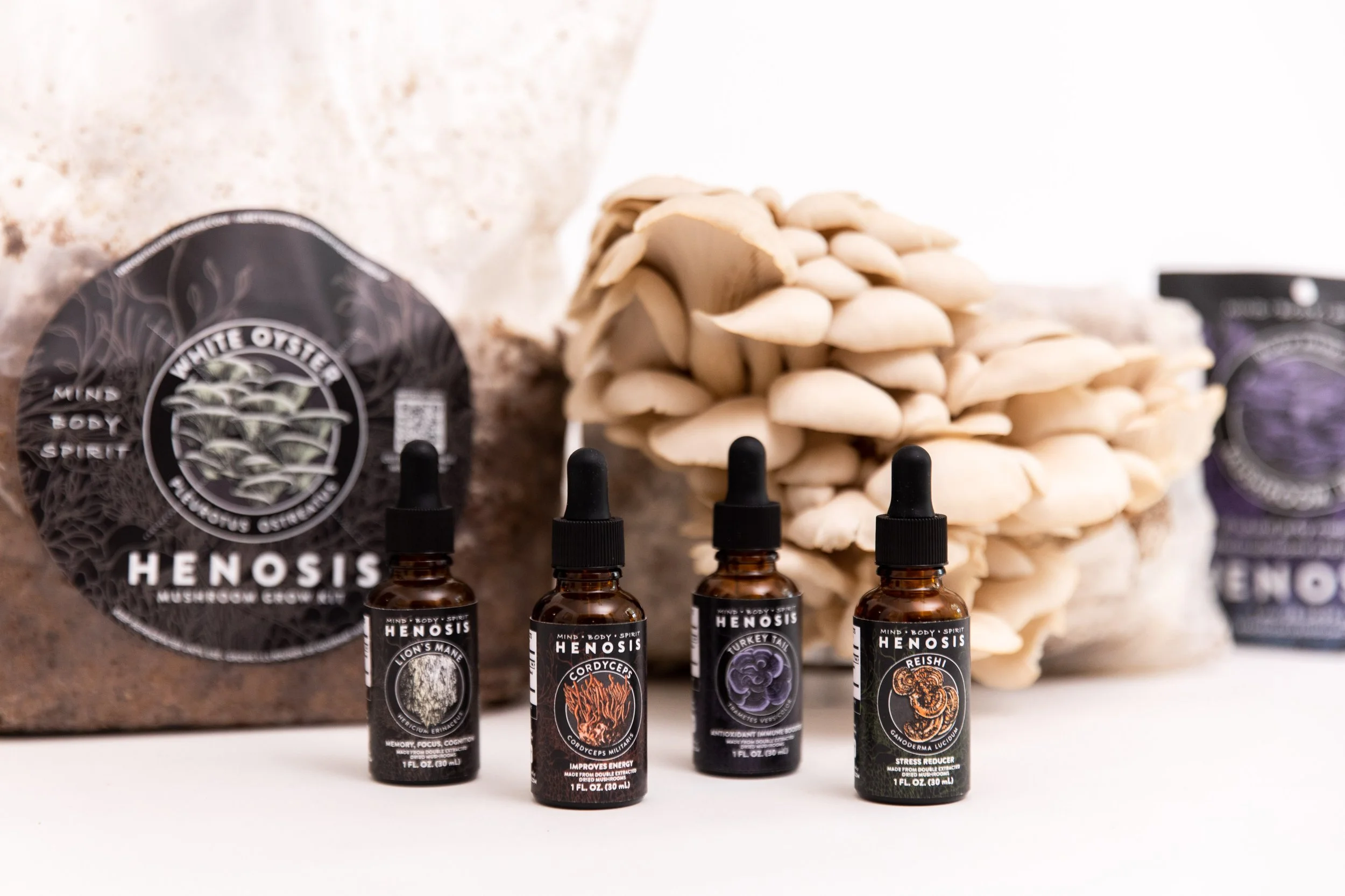 HENOSIS: Mushroom Grow Kits & Functional Fungi Extracts