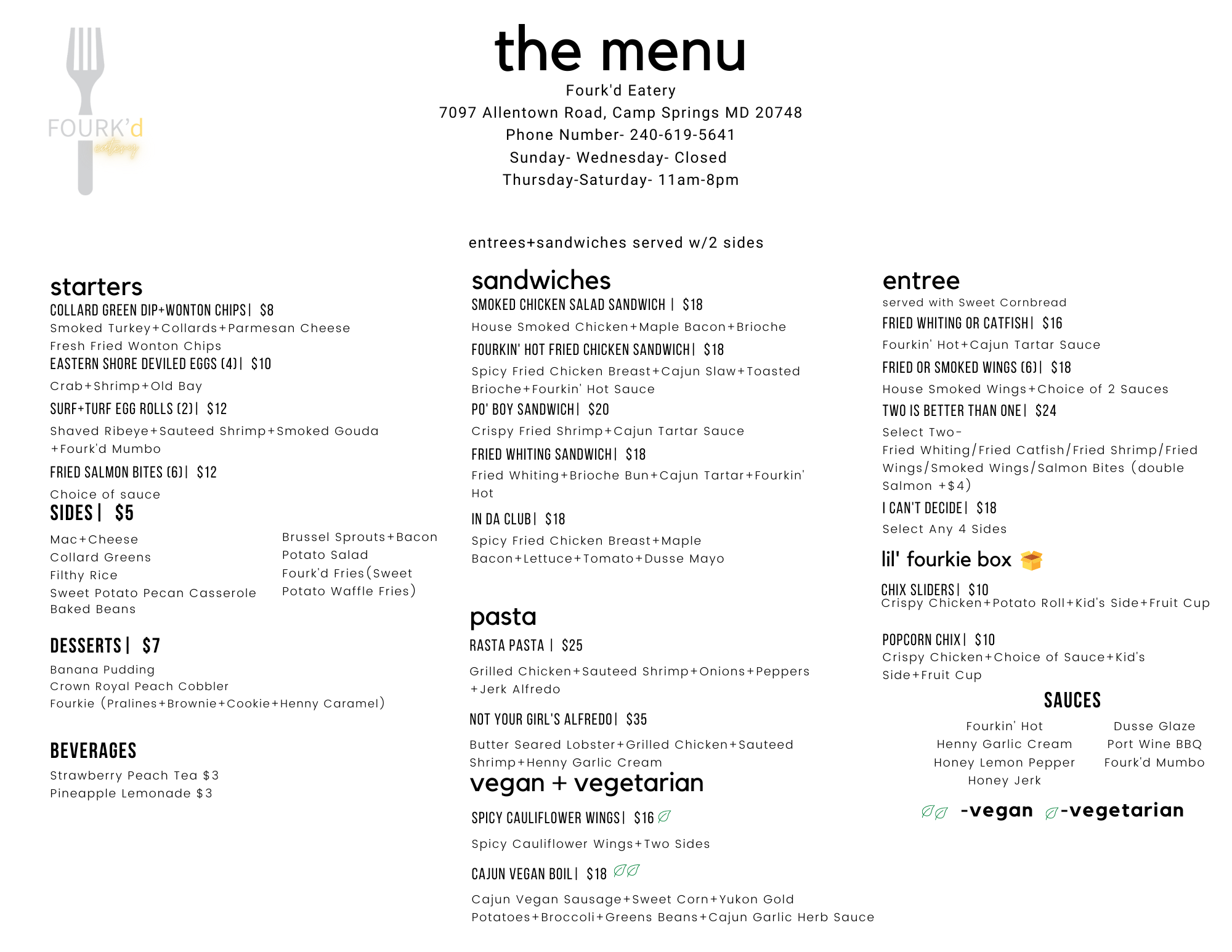 Fourkd Eatery — FOURKd.com