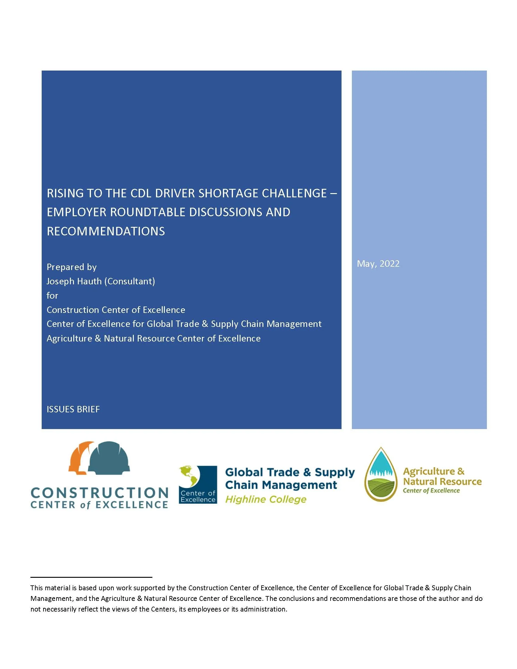 Commercial Driver's License (CDL) — Construction Center of Excellence