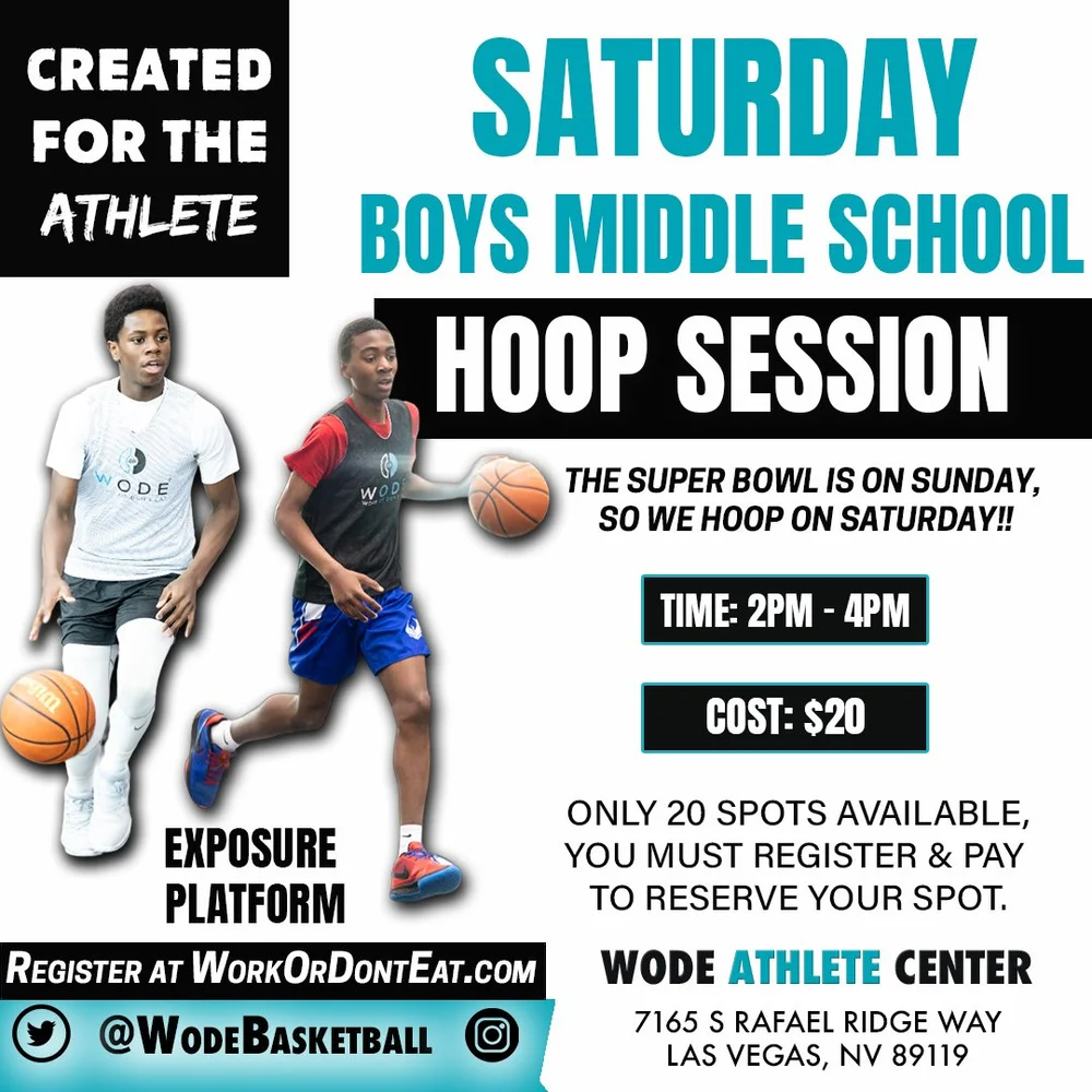 Saturday Hoop Session — WORK OR DON'T EAT