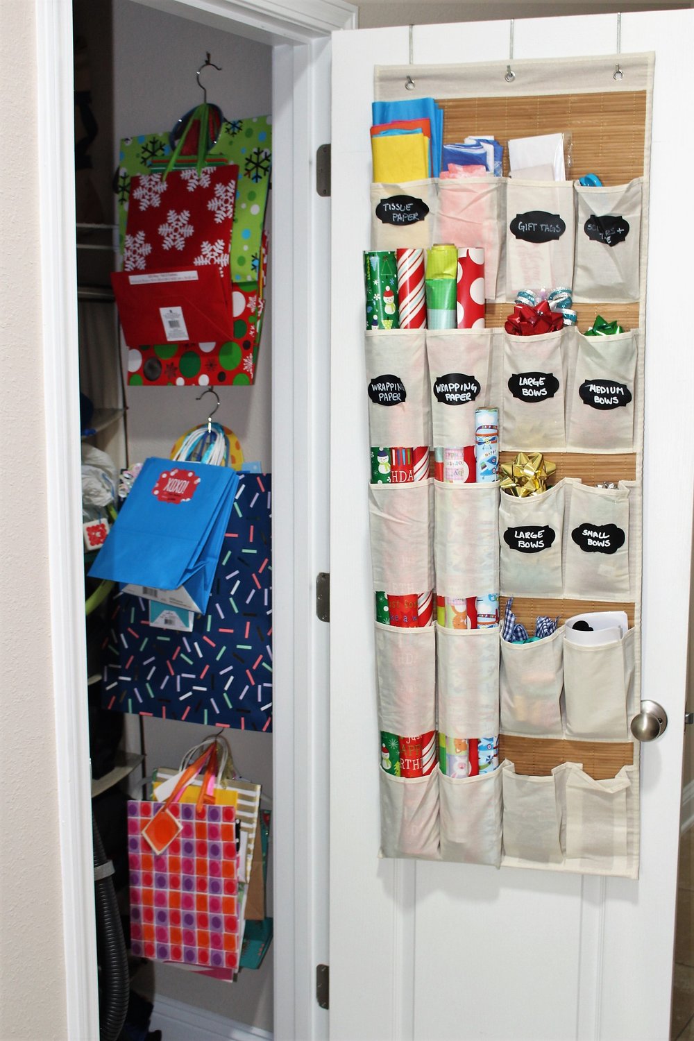 How to Organize your Gift Wrapping Supplies for under $10! — House by ...