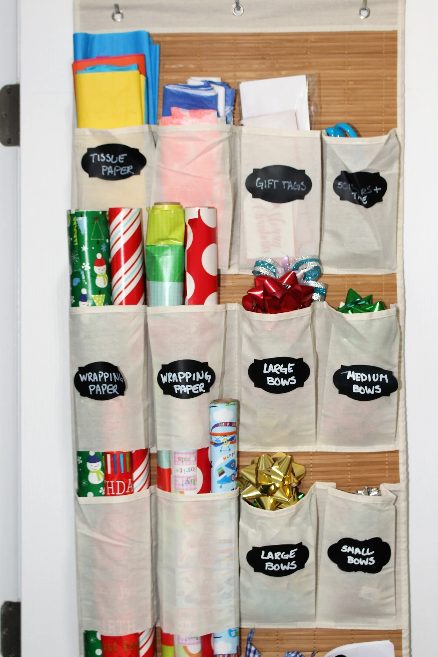 How to Organize your Gift Wrapping Supplies for under $10! — House by ...