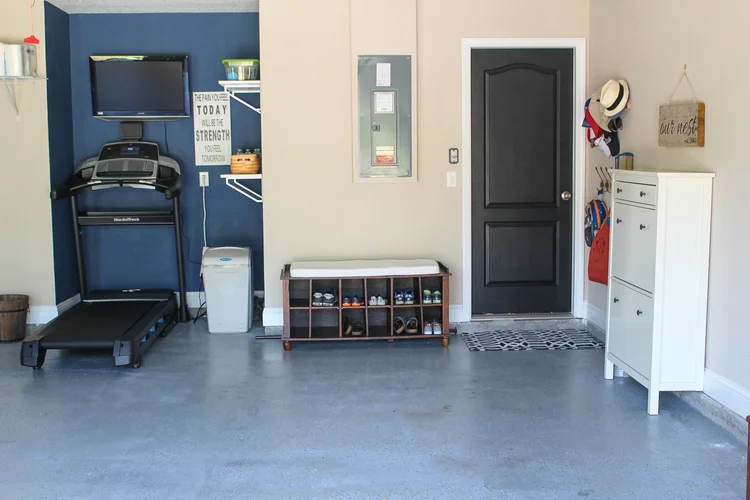 Garage Workout Area + Organization Tips — House by the Preserve