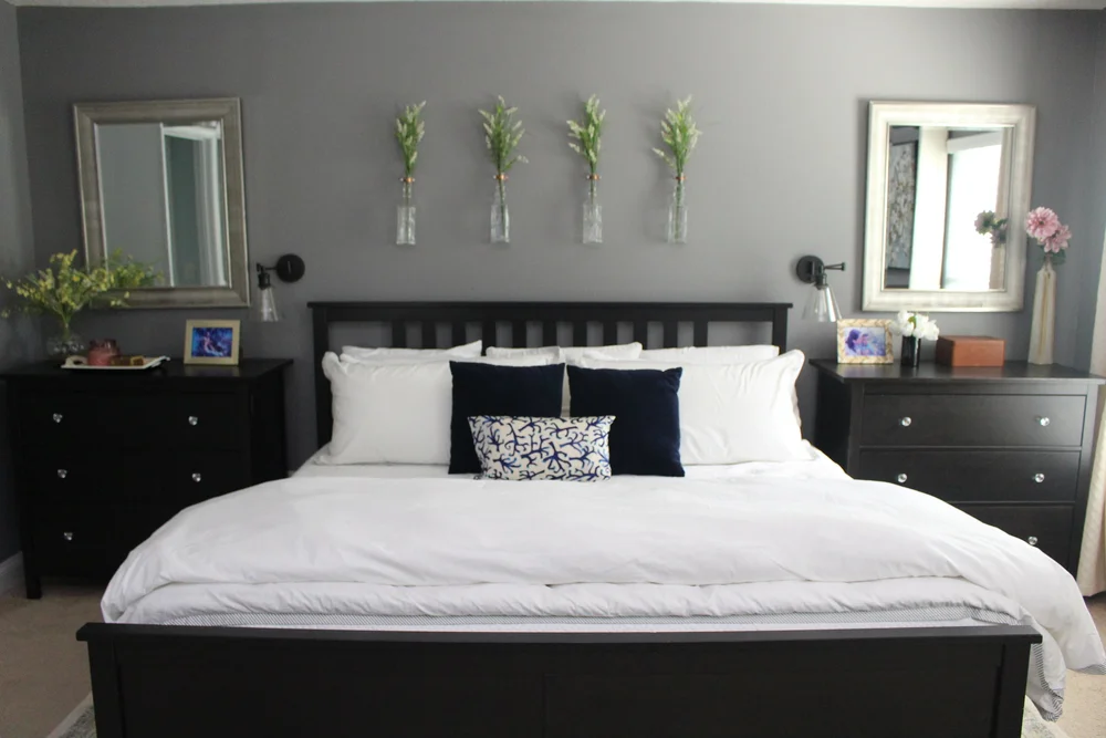 A Simple Master Bedroom Winter Refresh On Budget House By The Preserve