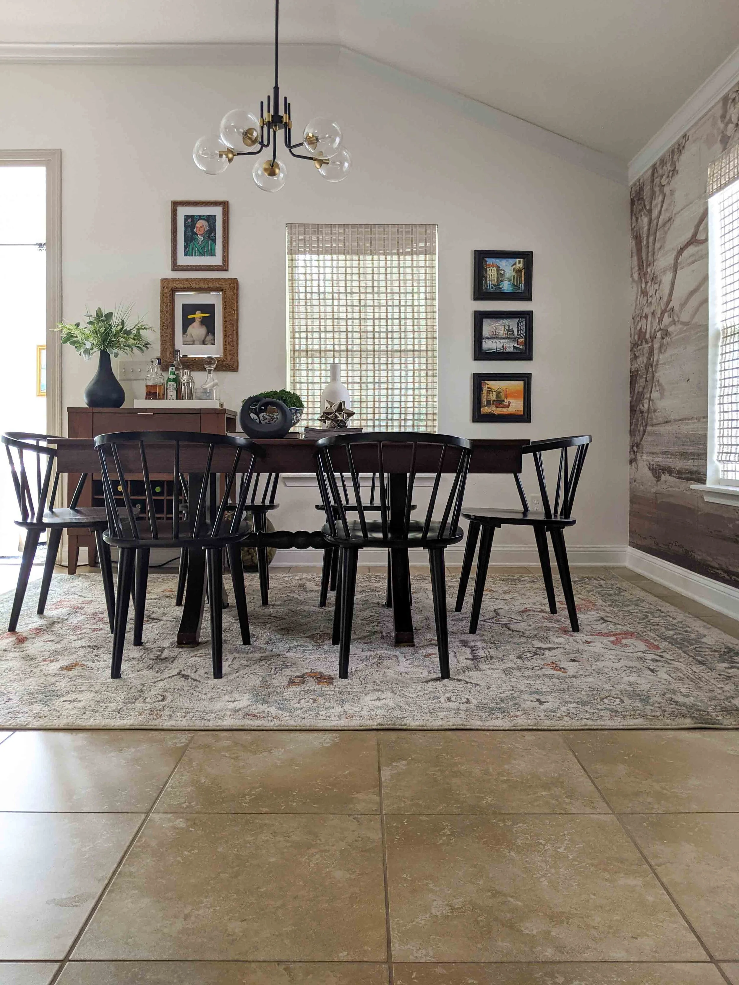 Dining Room Update: We installed a Mural! — House by the Preserve