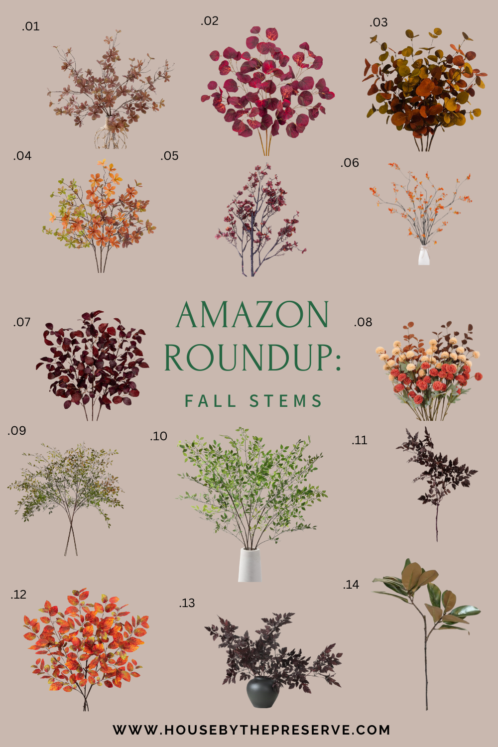 Amazon Roundup: Fall Stems — House by the Preserve