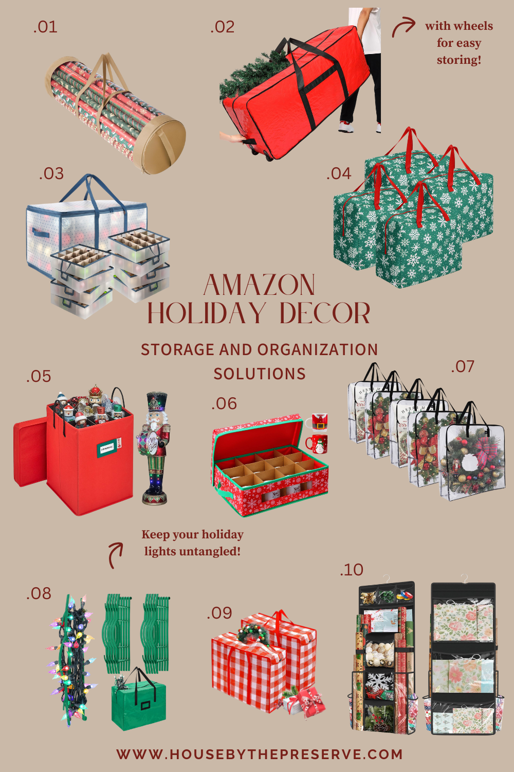 10 Best Amazon Holiday Decor Storage Solutions for 2025 — House by the ...