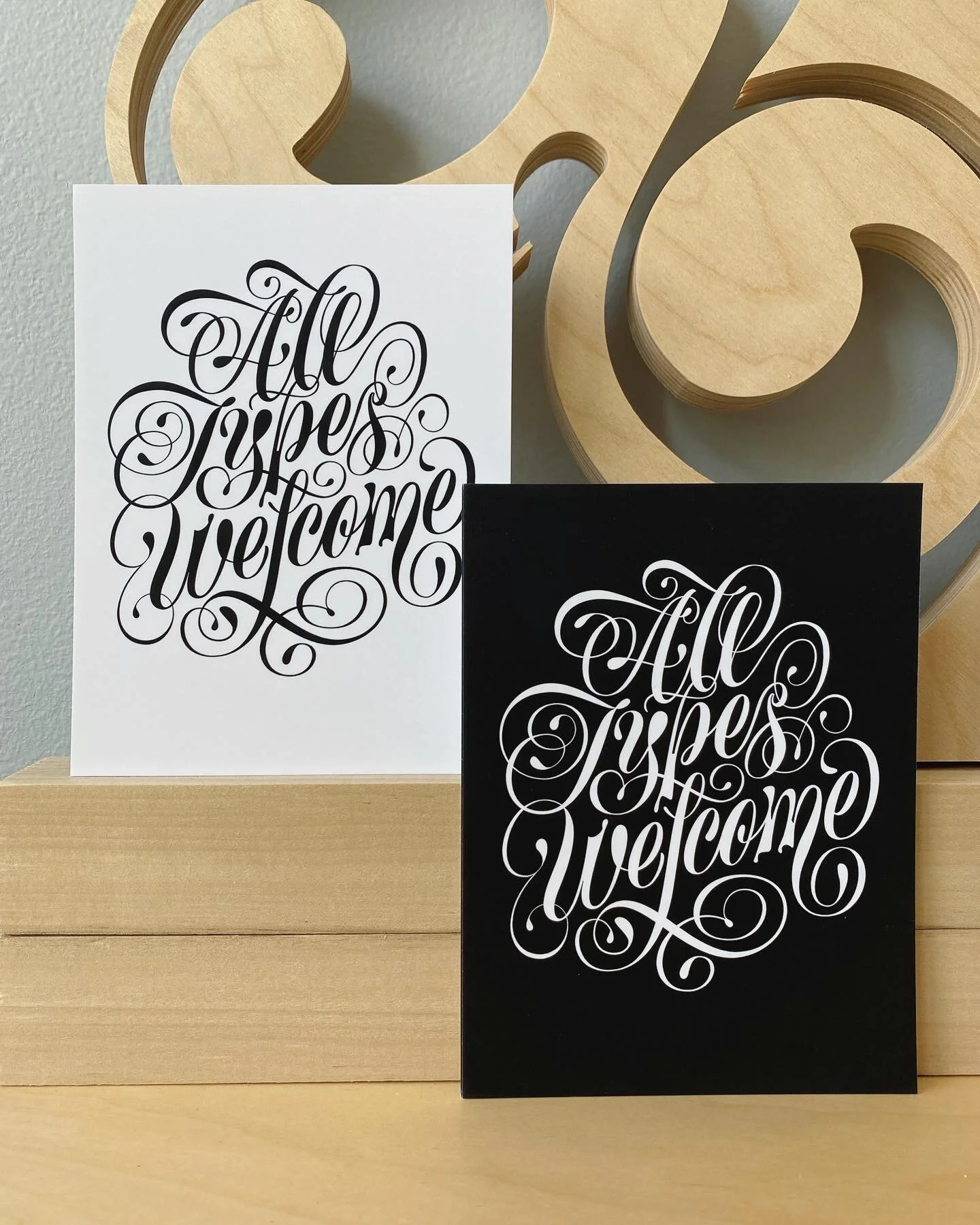 All Types Welcome Print — PSTL