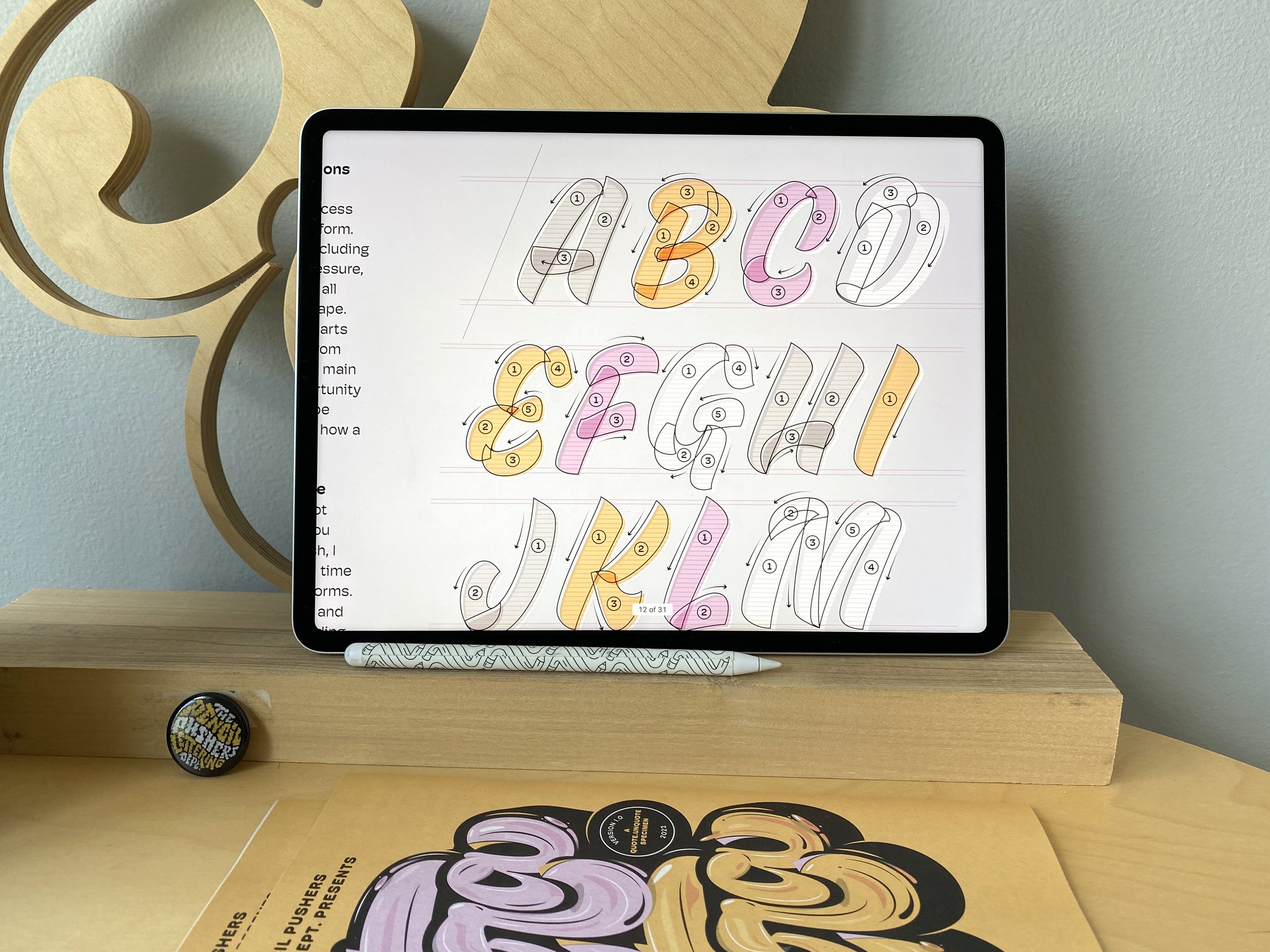 Extra Extra Lettering Workbook — PSTL