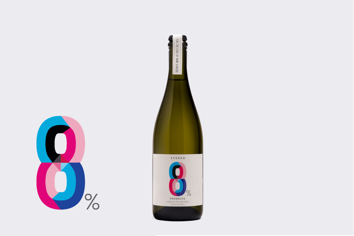 Stereo 8% Prosecco — Range Life Wine