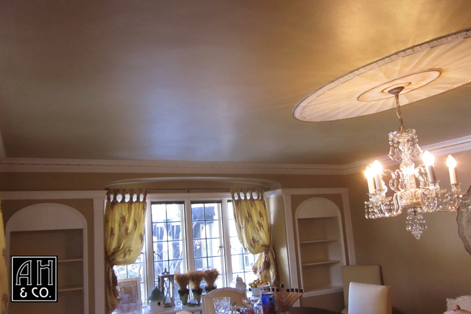 Metallic Gold Ceiling Paint | Shelly Lighting
