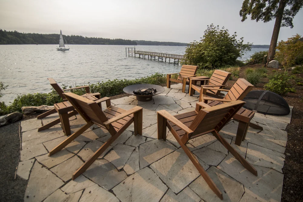 Ipe Adirondack Teak Chair
