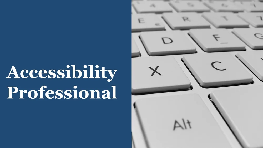 Accessibility Professional — World Services for the Blind