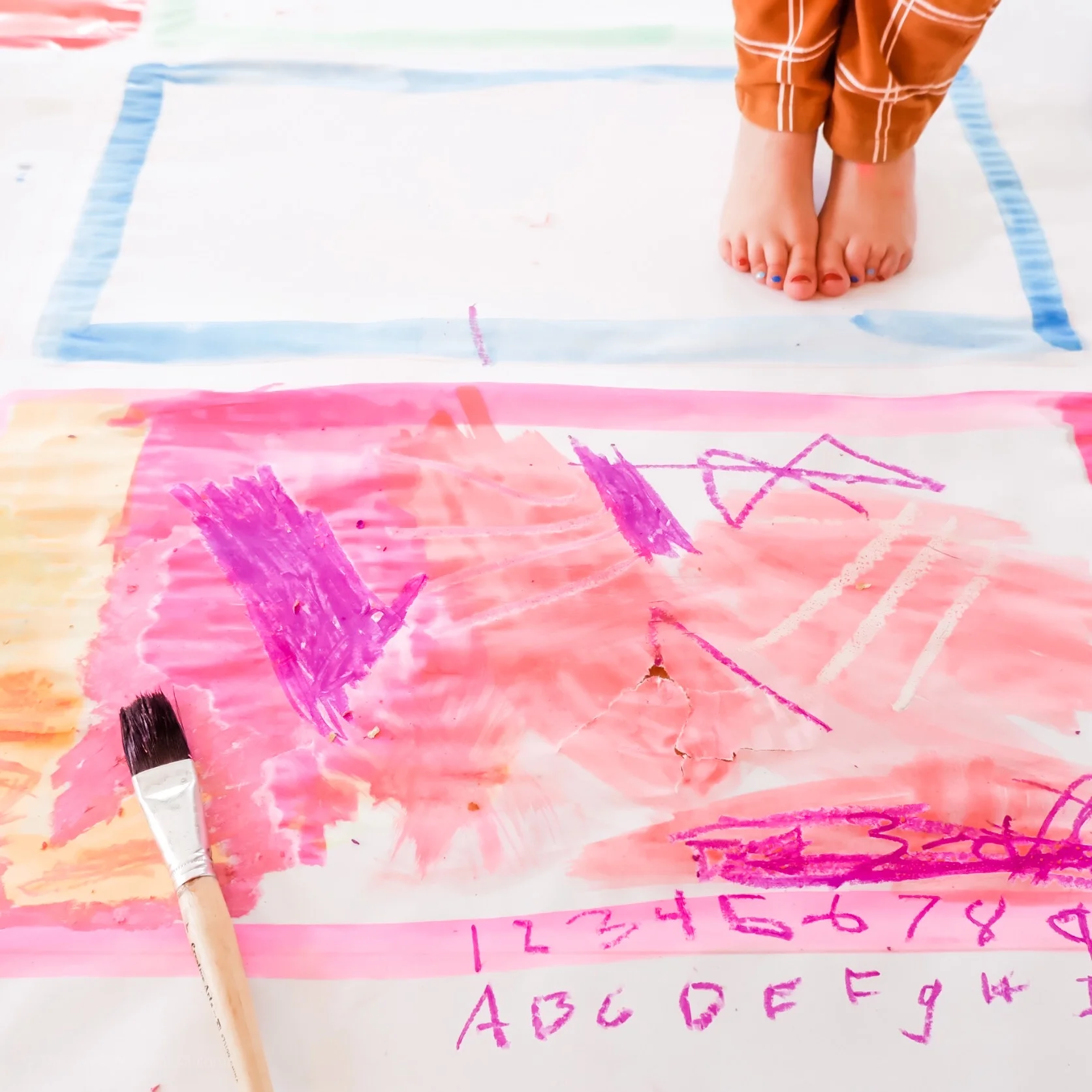Easy Art Activity For Kids The Workspace For Children