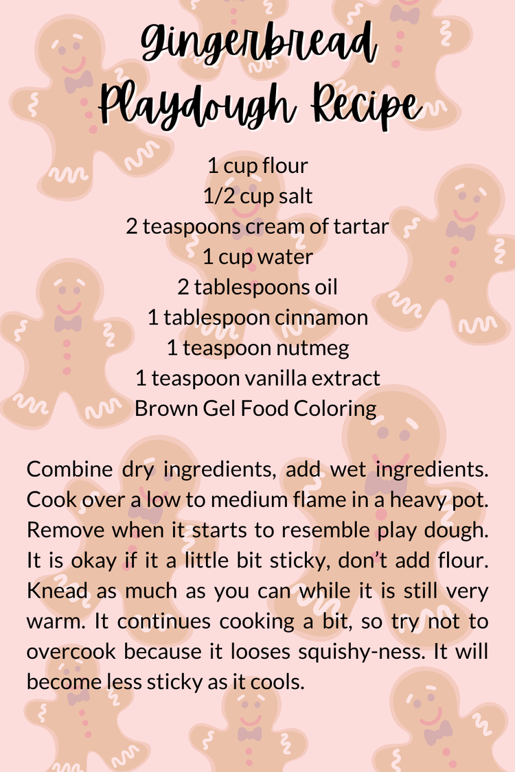 Gingerbread Playdough Recipe — The Workspace for Children