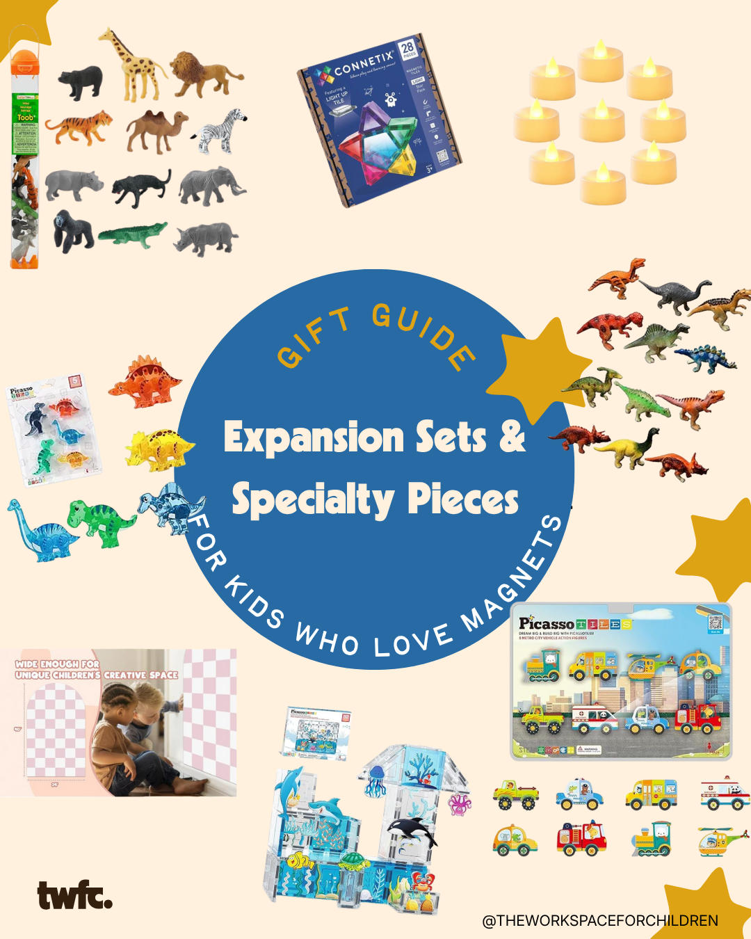 Best Gifts for Kids Who Love Magnetic Tile Play — The Workspace for ...