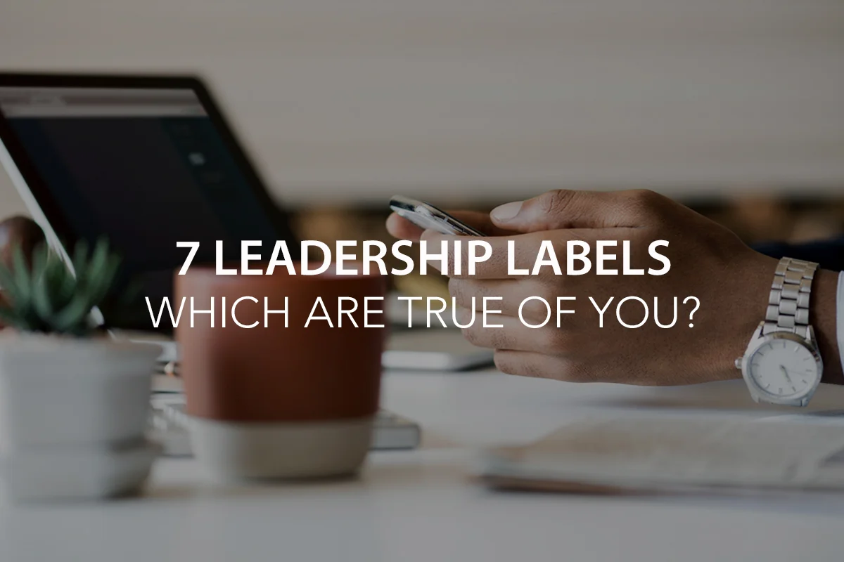 7 Leadership Labels: Which are true of you? — The Center Consulting Group