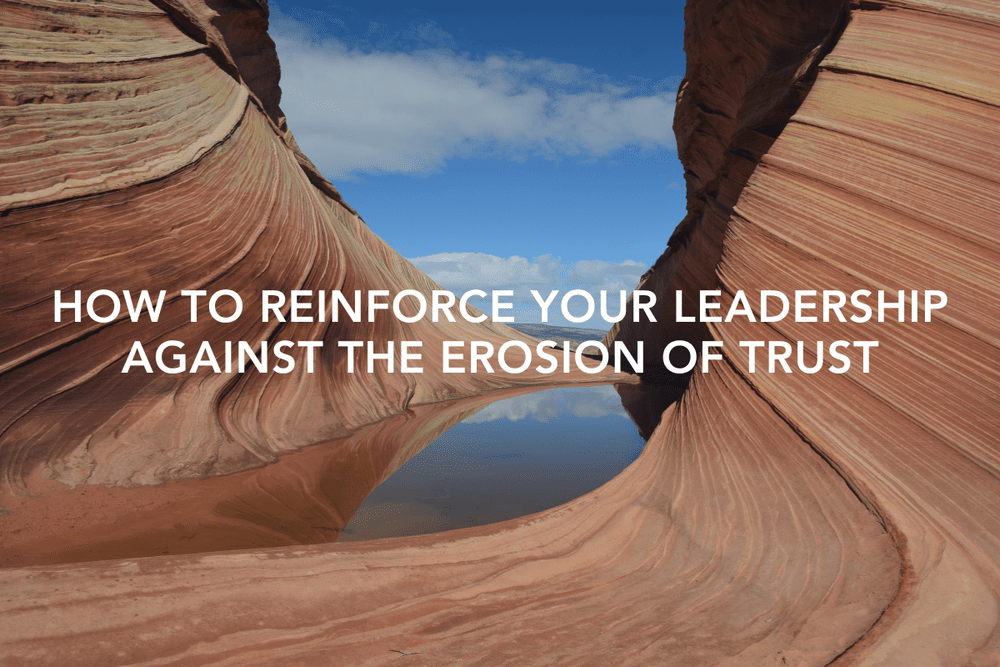 How to Reinforce Your Leadership Against the Erosion of Trust — The ...