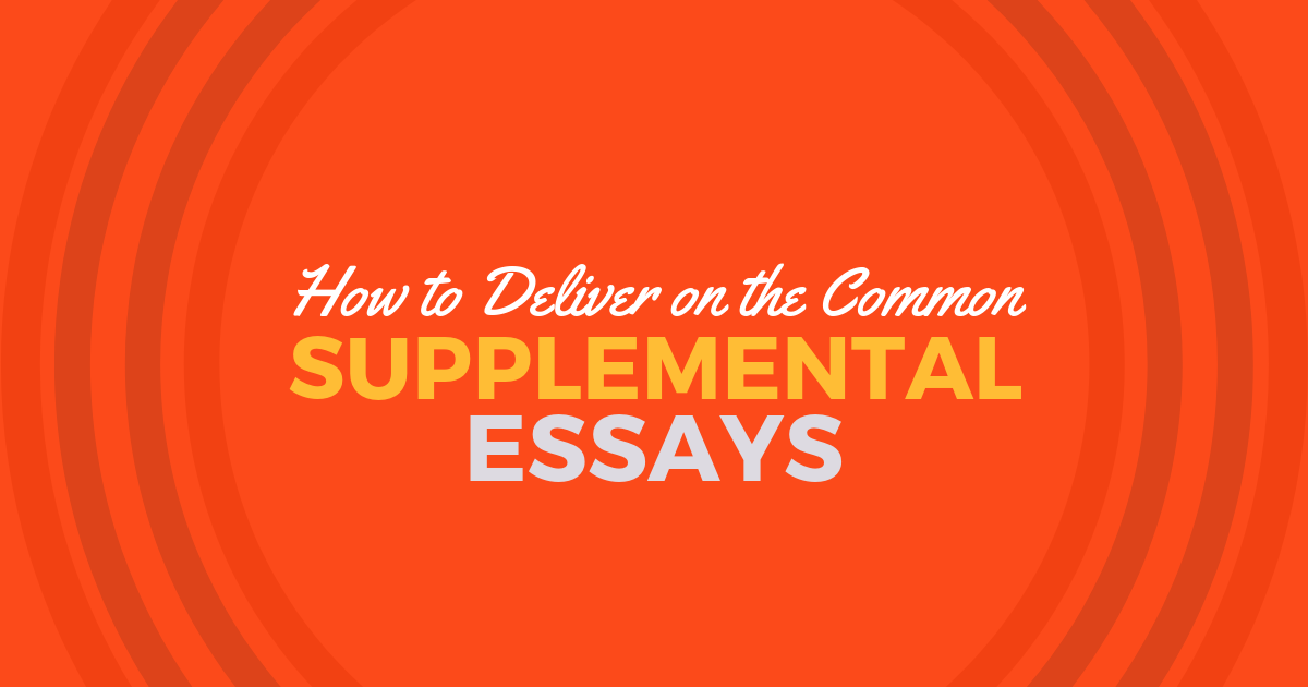 How to Deliver on the Common Supplemental Essays｜Be a Physician Assistant
